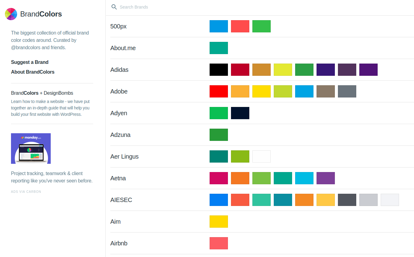 BrandColors The Largest Collection Of Brand Color Codes AlleoTech Ltd BrandColors The Largest Collection Of Brand Color Codes AlleoTech Ltd